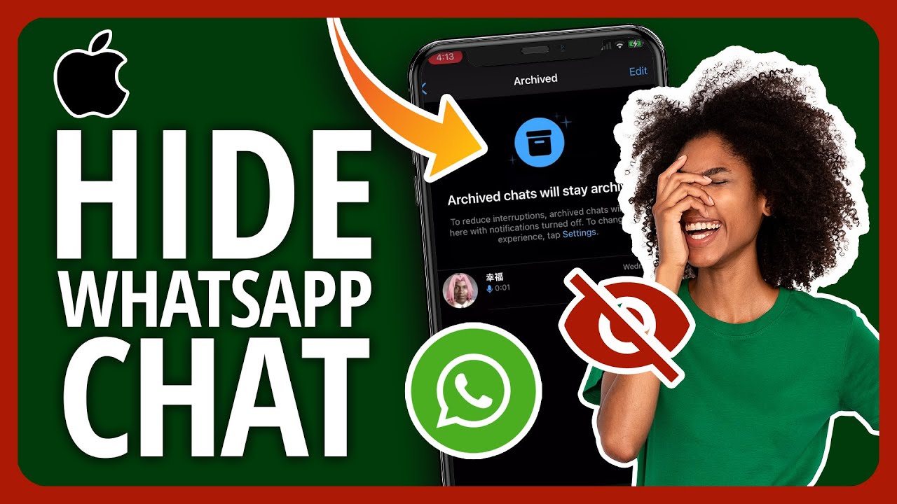 How To Hide Whatsapp Chat On Your iPhone In 2 Ways - YouTube