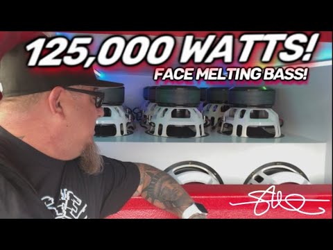 125,000 watt Sound System = Face melting DEEP BASS! 12 15\