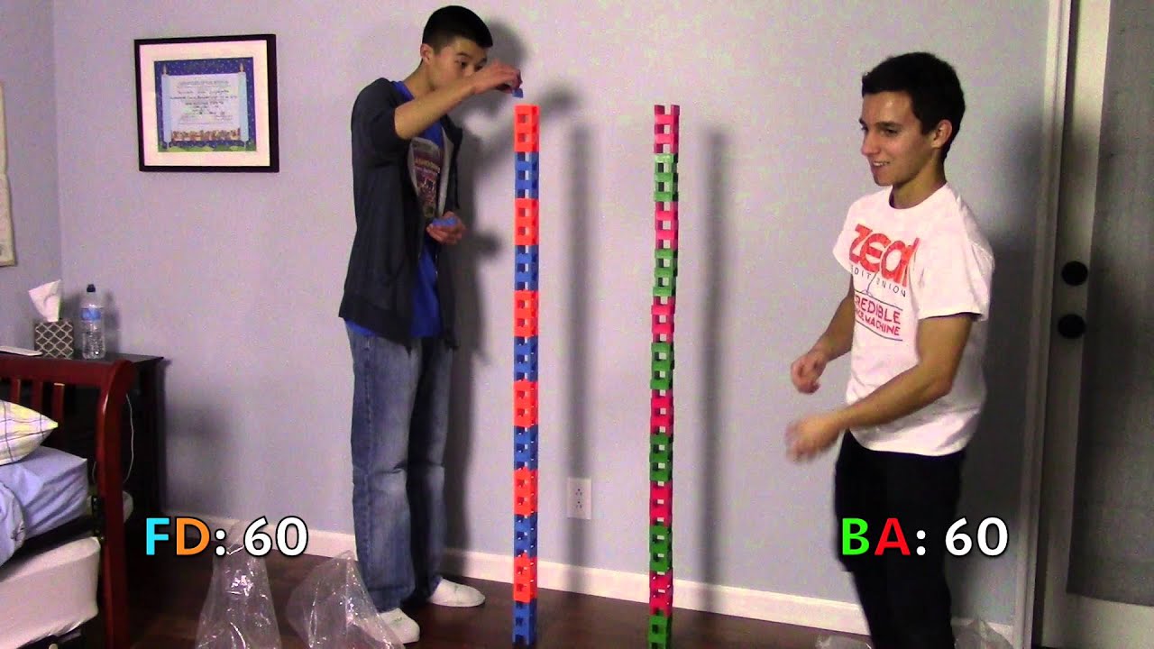 The Domino Tower Challenge - YouTube