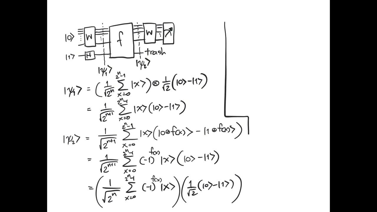Quantum Computing 7-7: Deutsch-Jozsa algorithm (ตอนที่ 2) - YouTube
