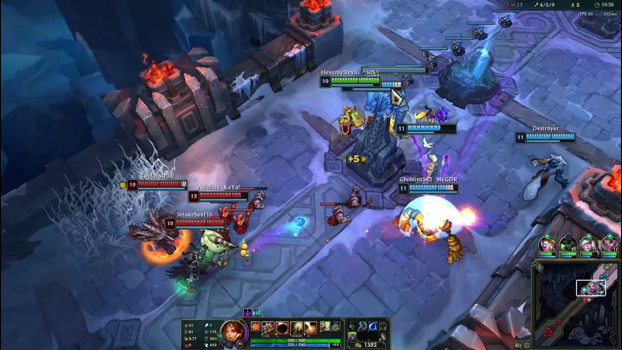 Leona in the "Tank Wars" | ARAM | League of Legends [ 100% Gameplay ...