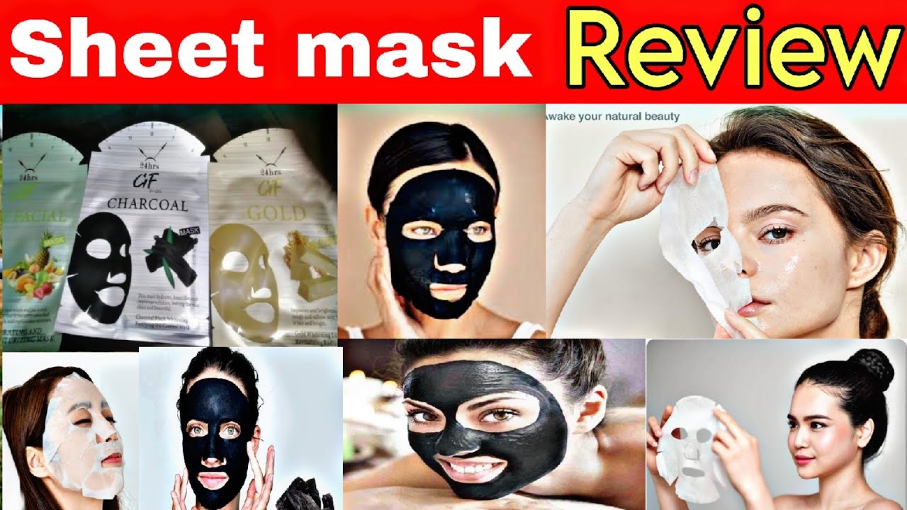 DIY summer sheet mask for glowing and hydrated skin - YouTube