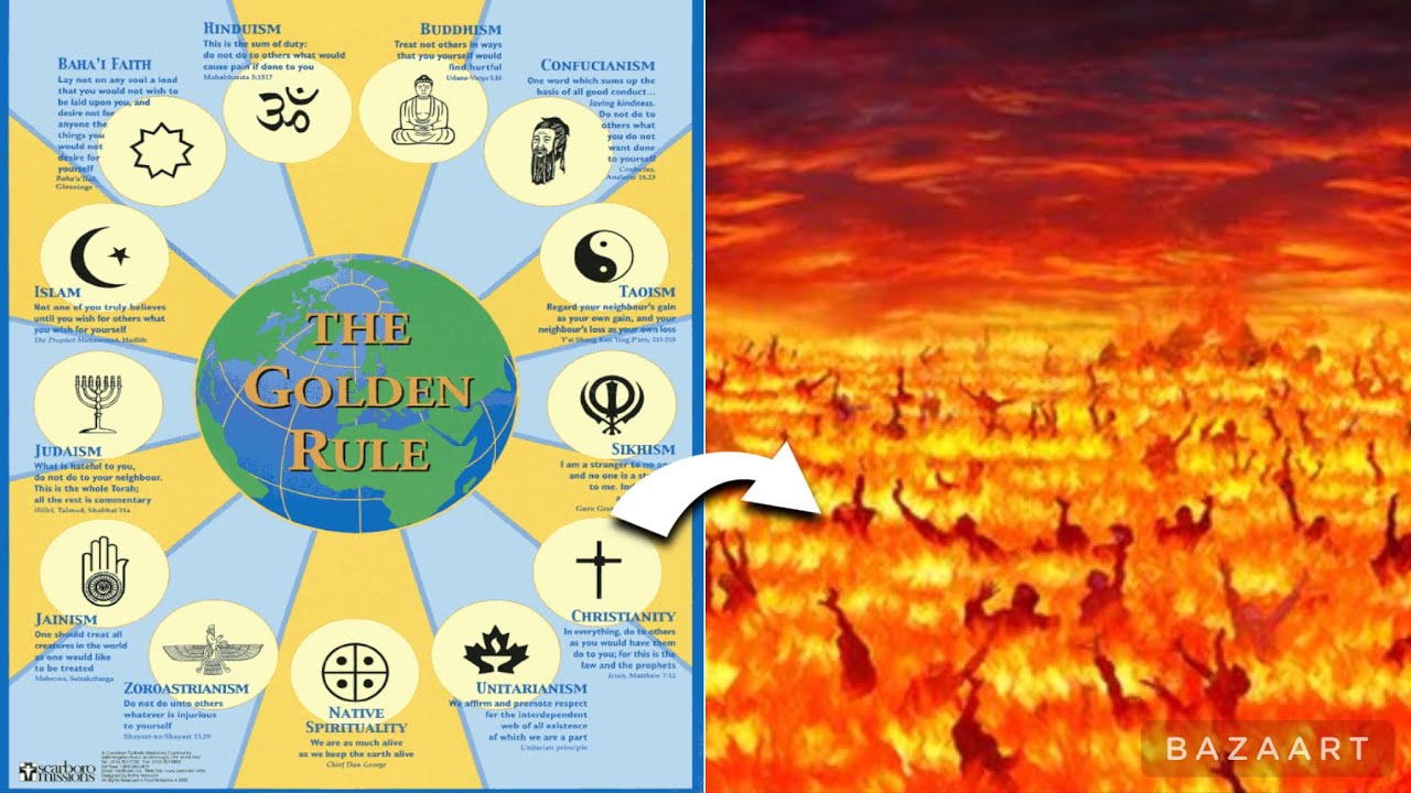 The Golden Rule (The law) is the broad path to destruction - YouTube