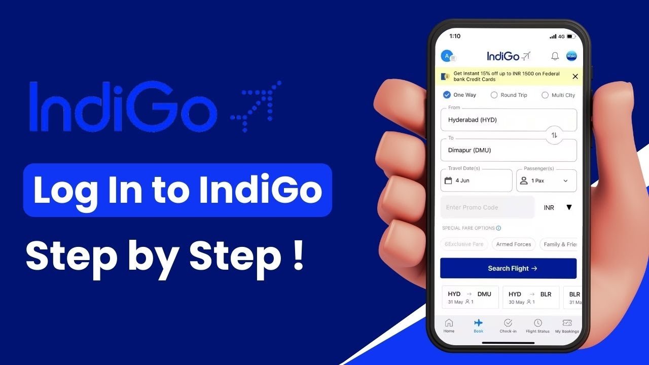 How to Login on IndiGo App ! - YouTube
