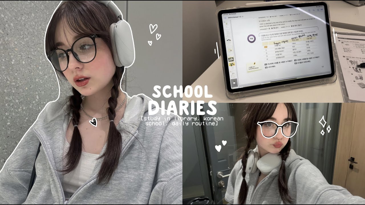 🏹school diaries: romanticizing school life, study vlog, daily routine ...