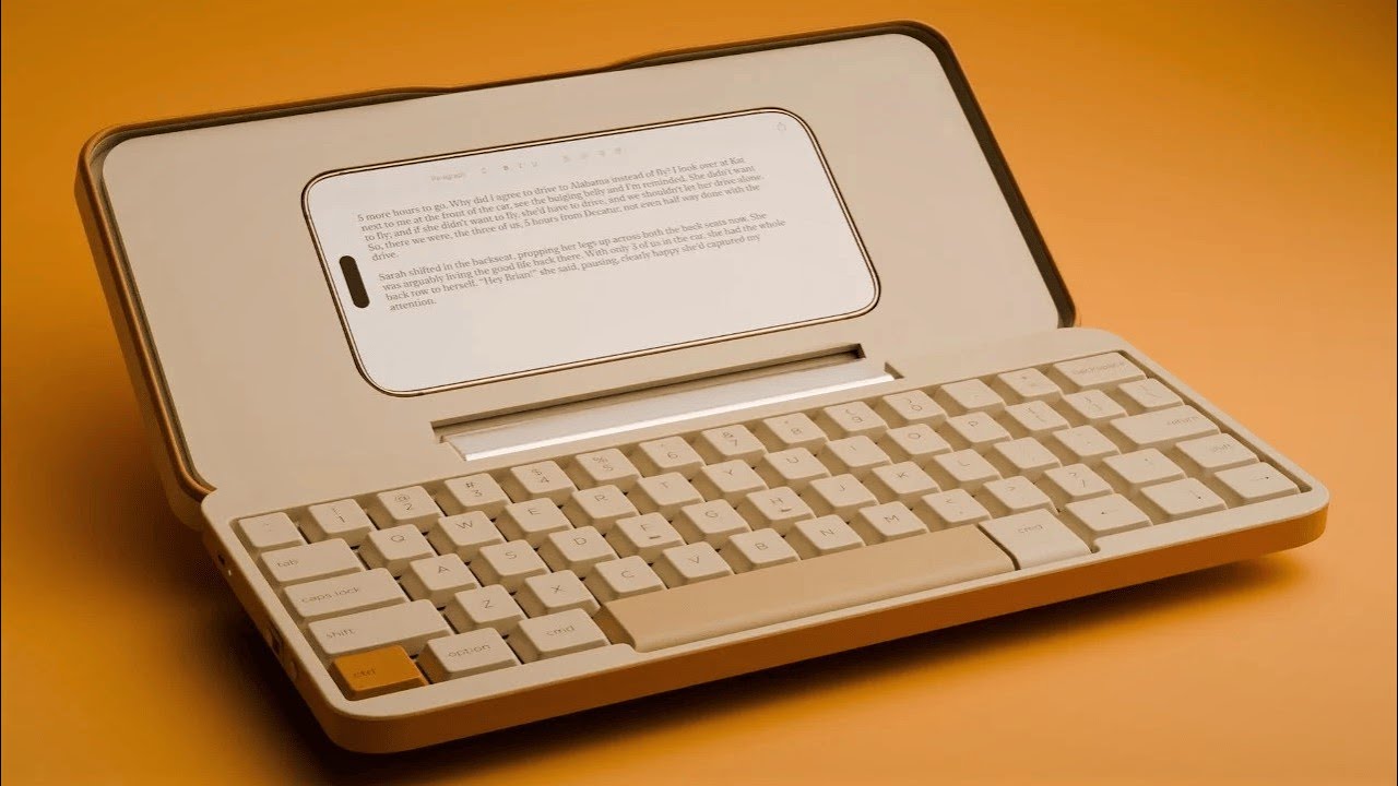 Iphone Becomes AI Powered LAPTOP with This Clamshell Keyboard Case ...