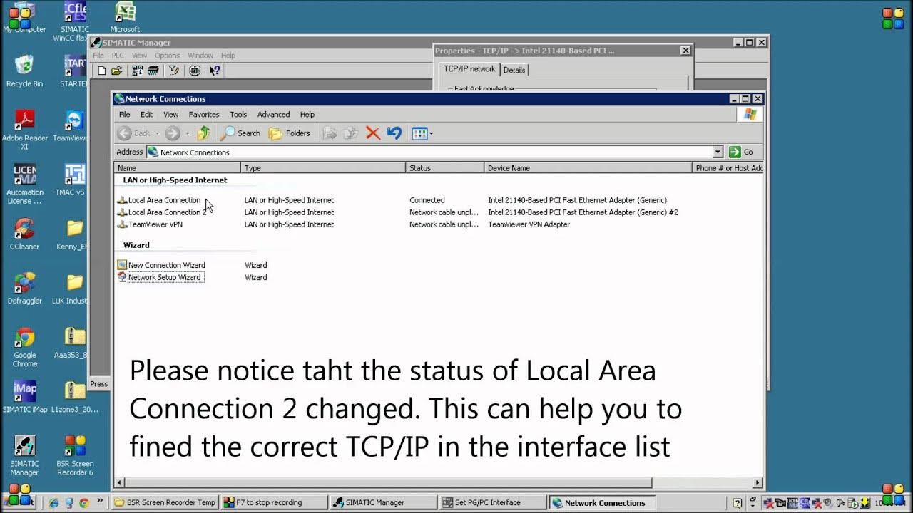 Access to Siemens PLC, TCP/IP Interface setting (Part 2 of 8) - YouTube