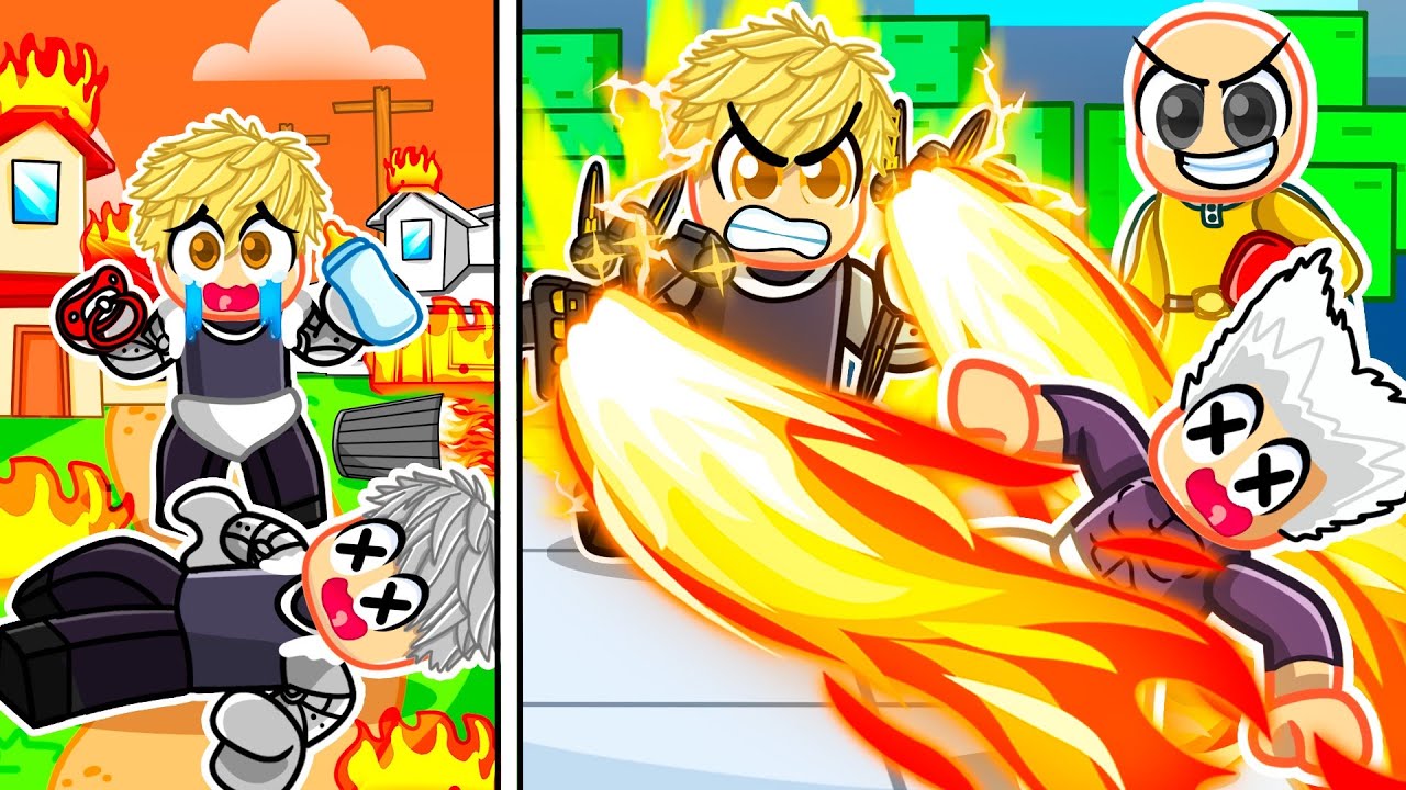 BIRTH To GENOS in Roblox Strongest Battlegrounds! - YouTube