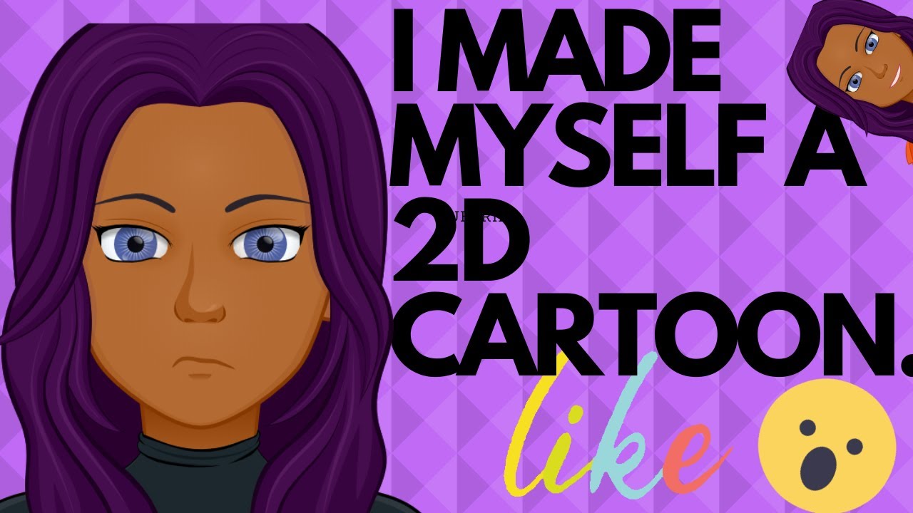 Turning myself into a cartoon character***AWESOME** - YouTube