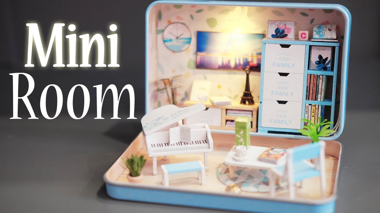 DIY Miniature Dollhouse Kit || Mini Room - Room In Box - Relaxing ...