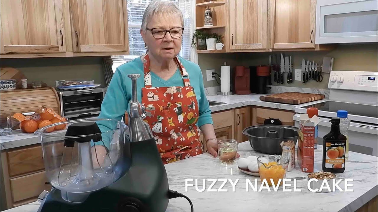 Fuzzy Navel Cake - YouTube