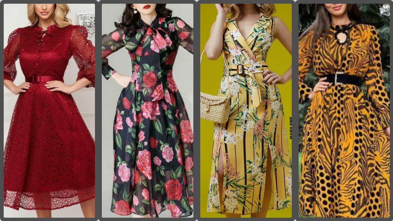 Black Skater Frock Designs for a Night OutWhite Skater Frock Designs ...