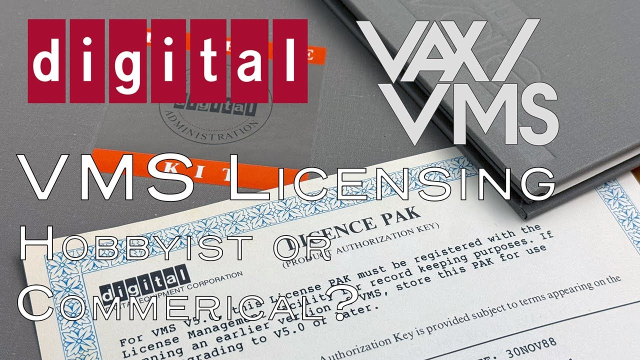 DEC (digital) VMS / OpenVMS for VAX Licensing - Talk, Tests and ...