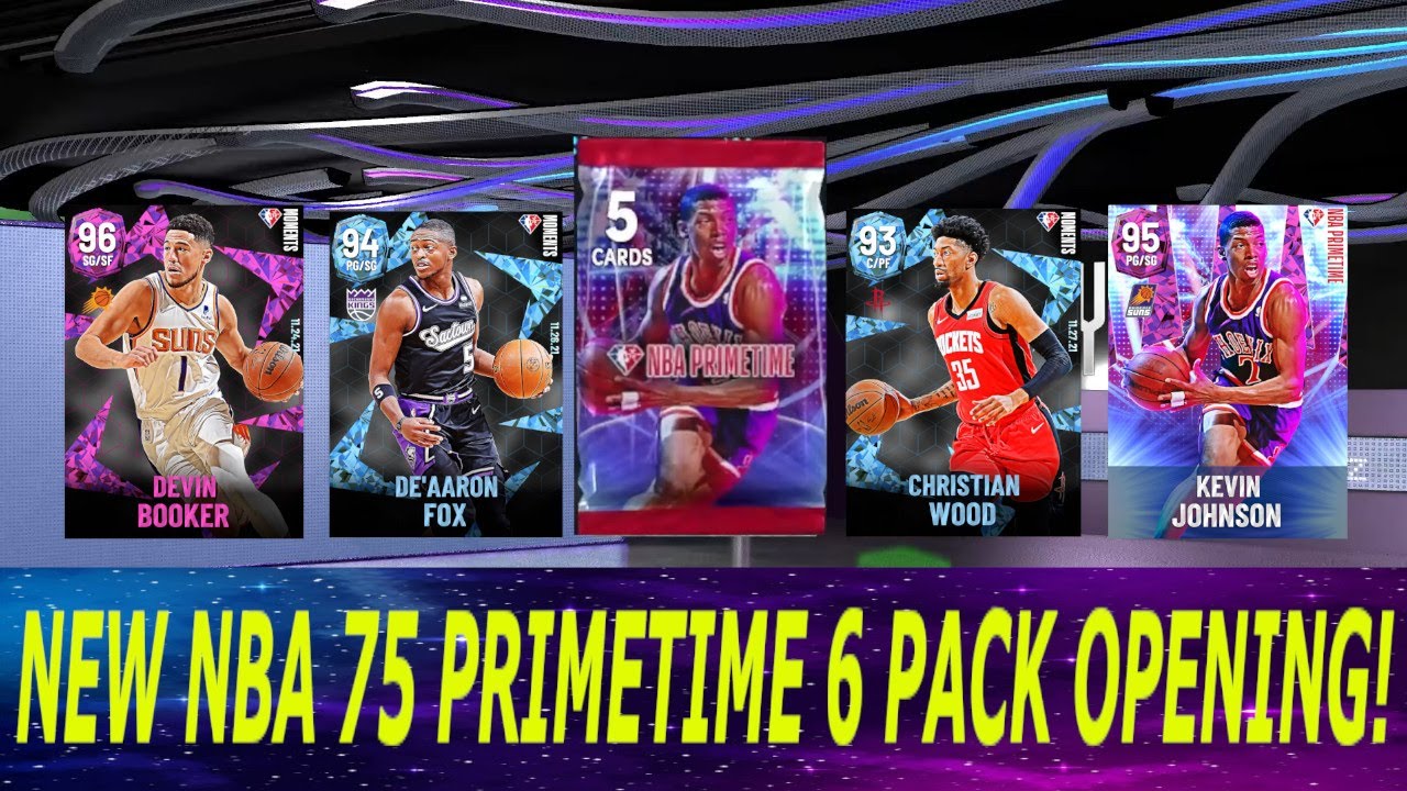 NEW NBA 75 PRIMETIME 6 PACK OPENING! ARE THESE NEW PRIMETIME MOMENTS ...