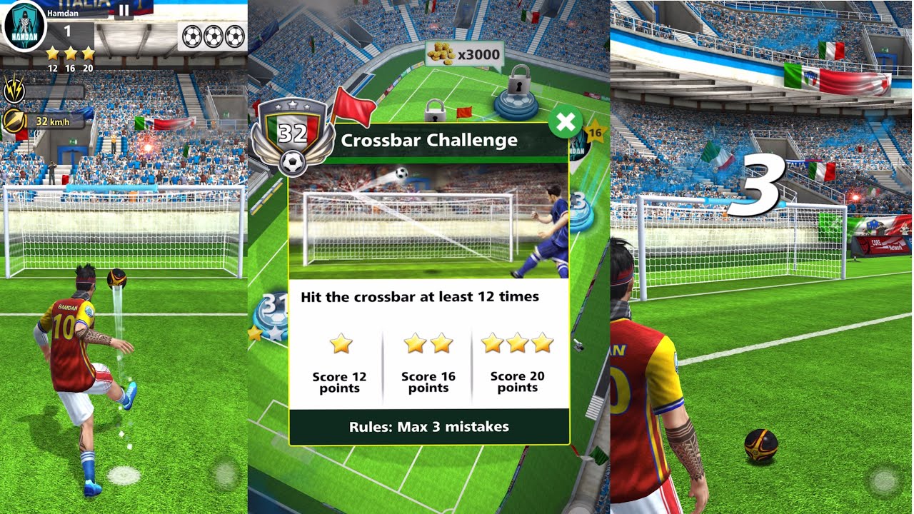 Football Strike | How to complete Crossbar Challenge !!! #1million # ...