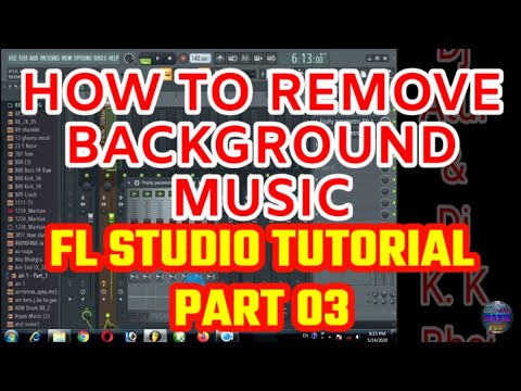 HOW TO REMOVE BACKGROUND MUSIC | REMOVE SONG BACKGROUND | FL STUDIO ...