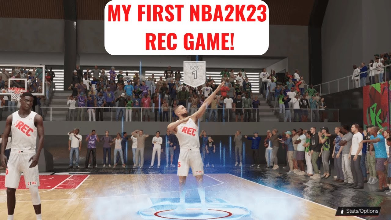 MY FIRST REC GAME! NBA2K23 REC GAMEPLAY - YouTube