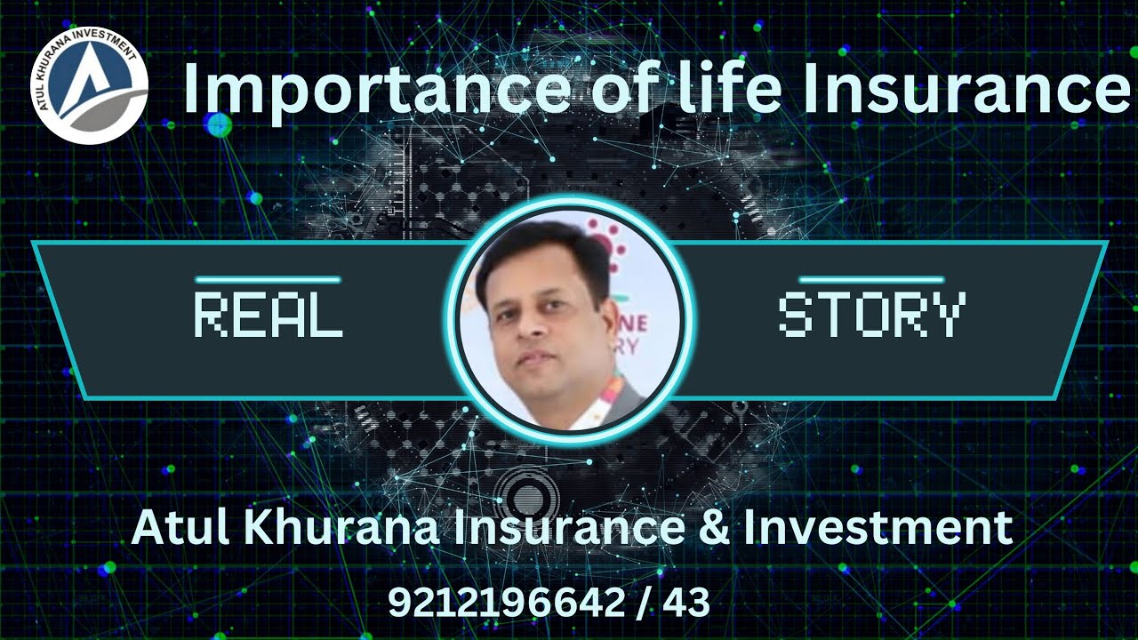 Importance of Life Insurance -Real Story you must listen - YouTube