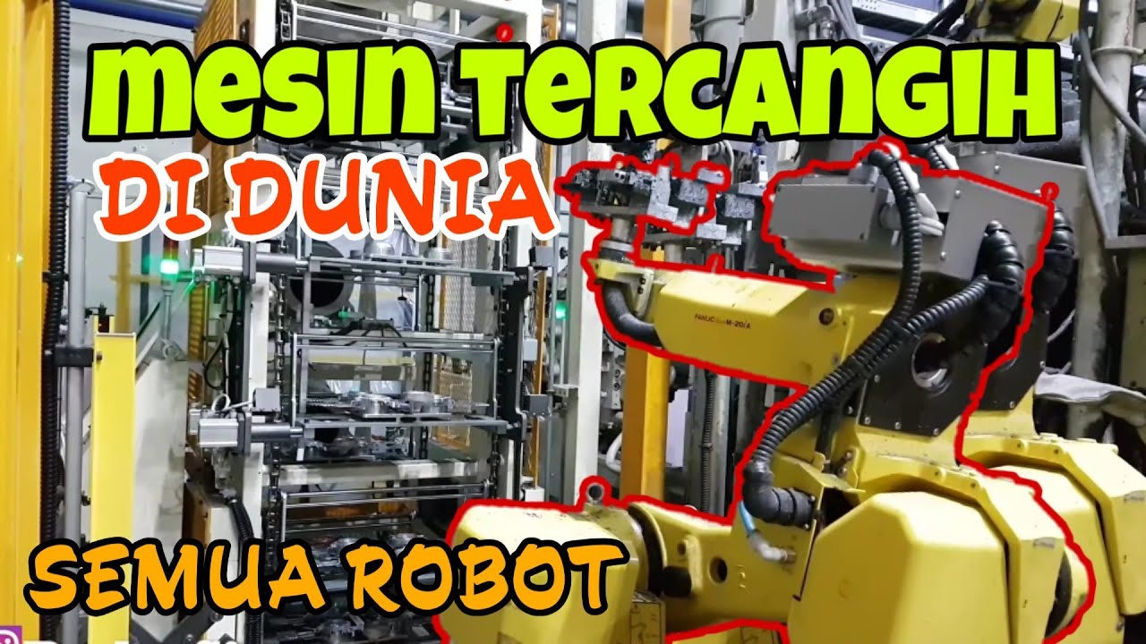 mesin tercangih di dunia 2019 (die casting peleburan aluminium) - YouTube