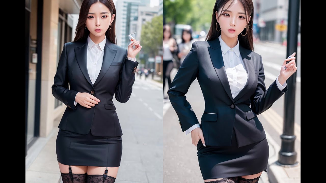 office lookbook japan korea vietnam thailand 오피스룩 코디 룩북 2 - YouTube