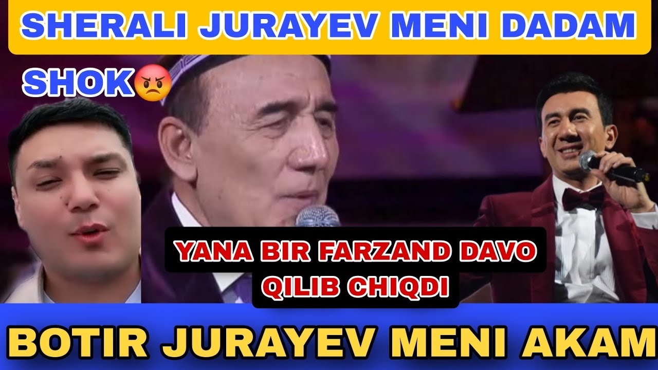 SHOK😱 SHERALI JURAYEV OTAM BOTIR AKAM MENGA MEROS KERAK... KIM BU DAYUS ...