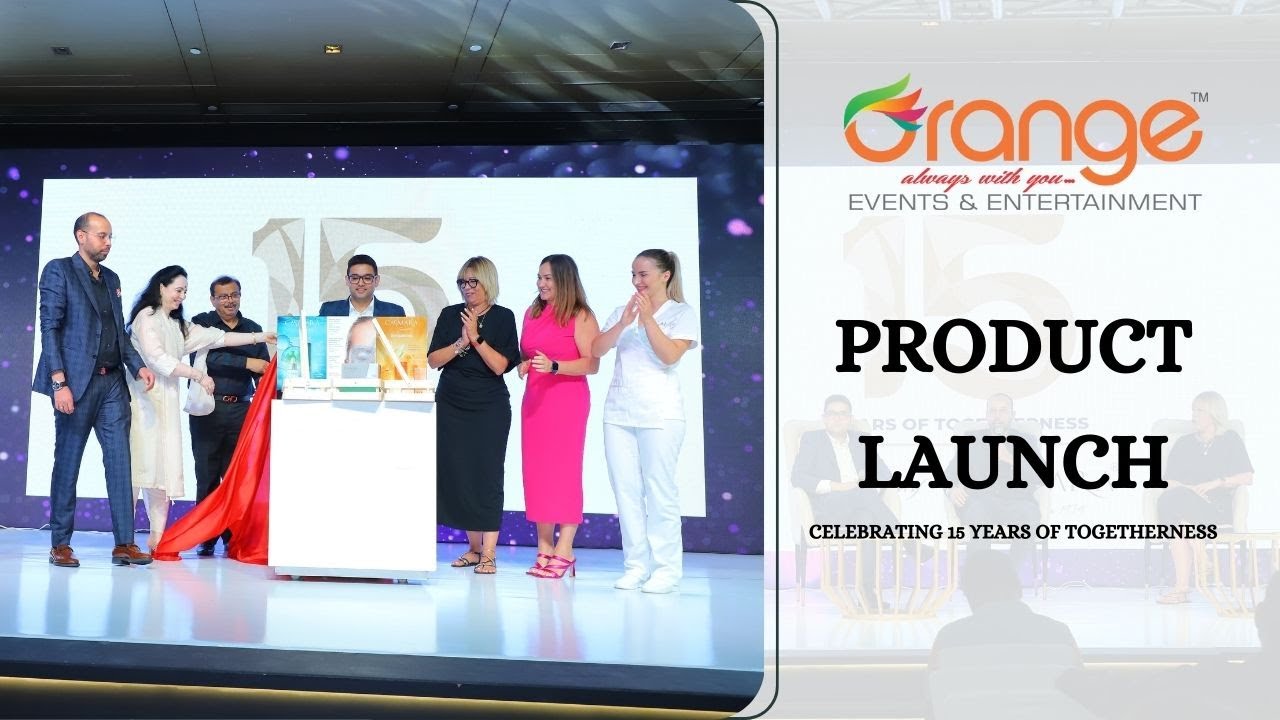 PRODUCT LAUNCH | CORPORATE EVENT | ORANGE EVENTS - YouTube