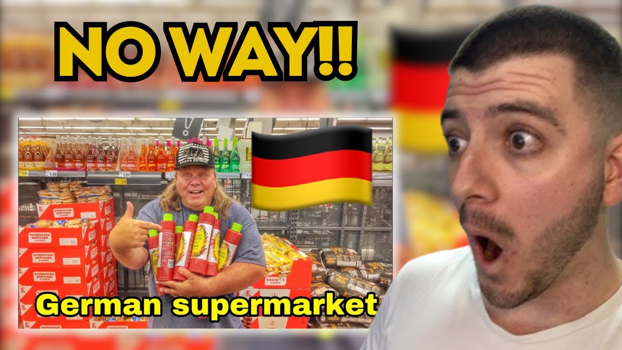 Reaction to Exploring German Supermarket compare to American Grocery ...