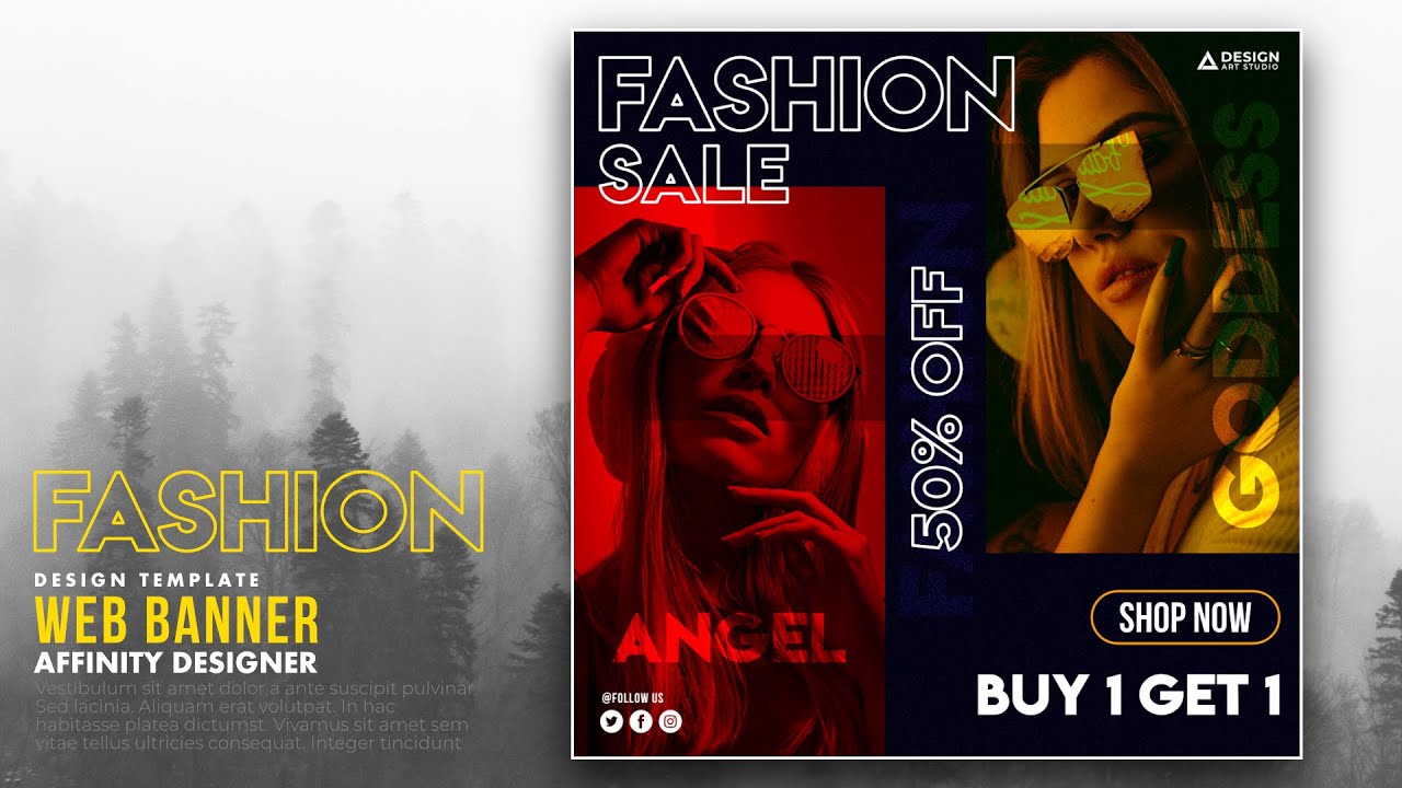 Flyer Design - Poster Design in Affinity Designer #affinitydesigner # ...