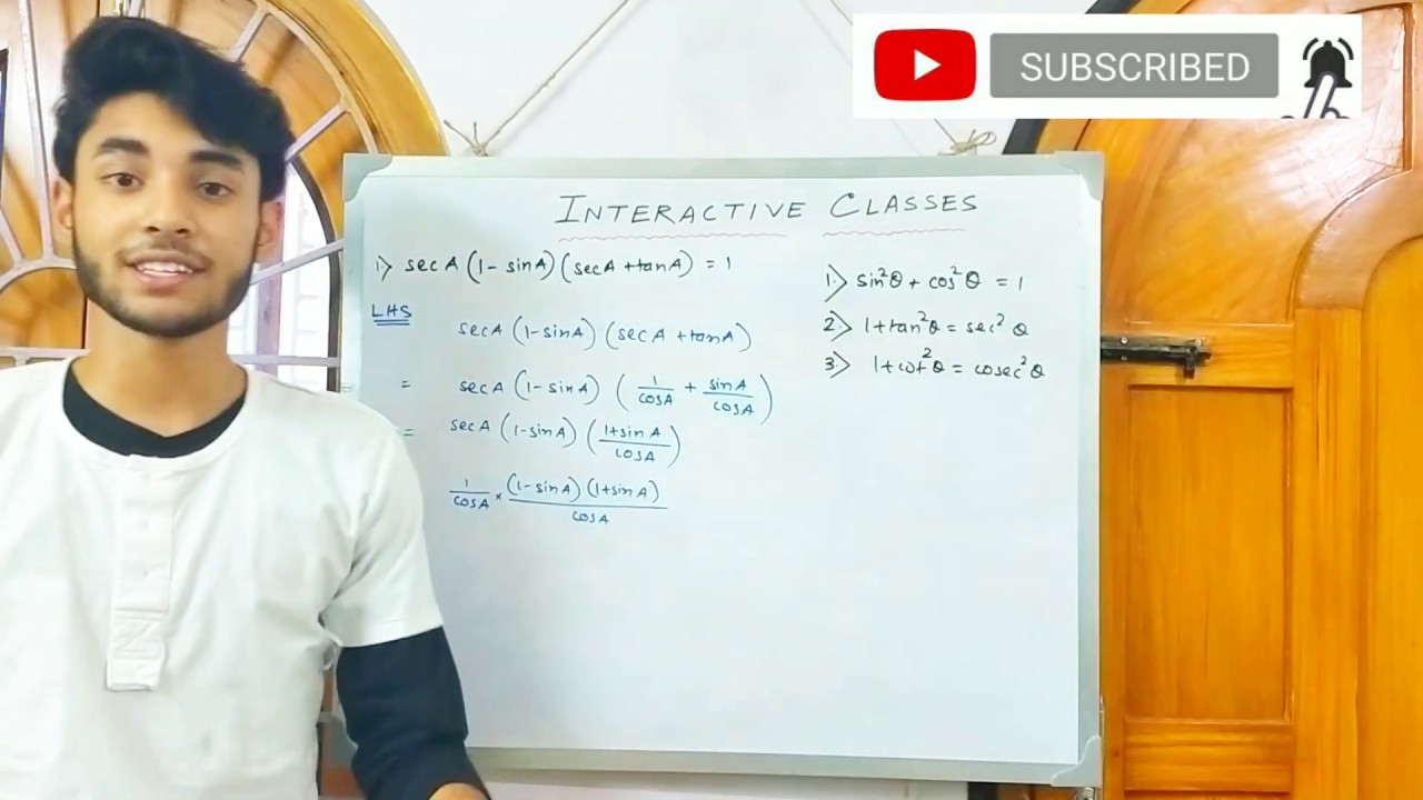 TRIGONOMETRY | Trigonometric Identities (Easy Learning Techniques ...