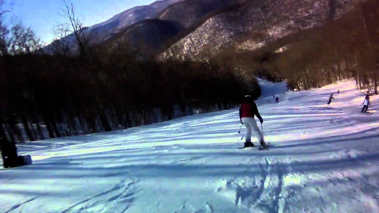 Snowshoe, WV - Cupp Run - 52mph on Skis - Contour GPS Helmet Camera ...