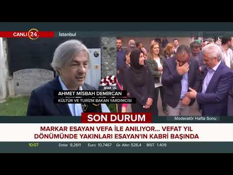 Markar Esayan'a vefa... Kartoğlu 'Bir Türk vatanseveriydi'