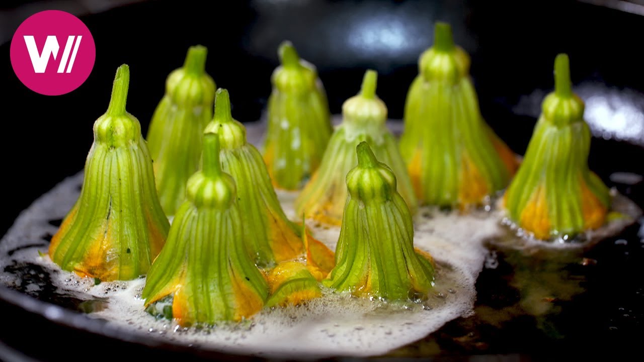 Provençal Pre-Alps - Stuffed zucchini flowers and African chard | At ...