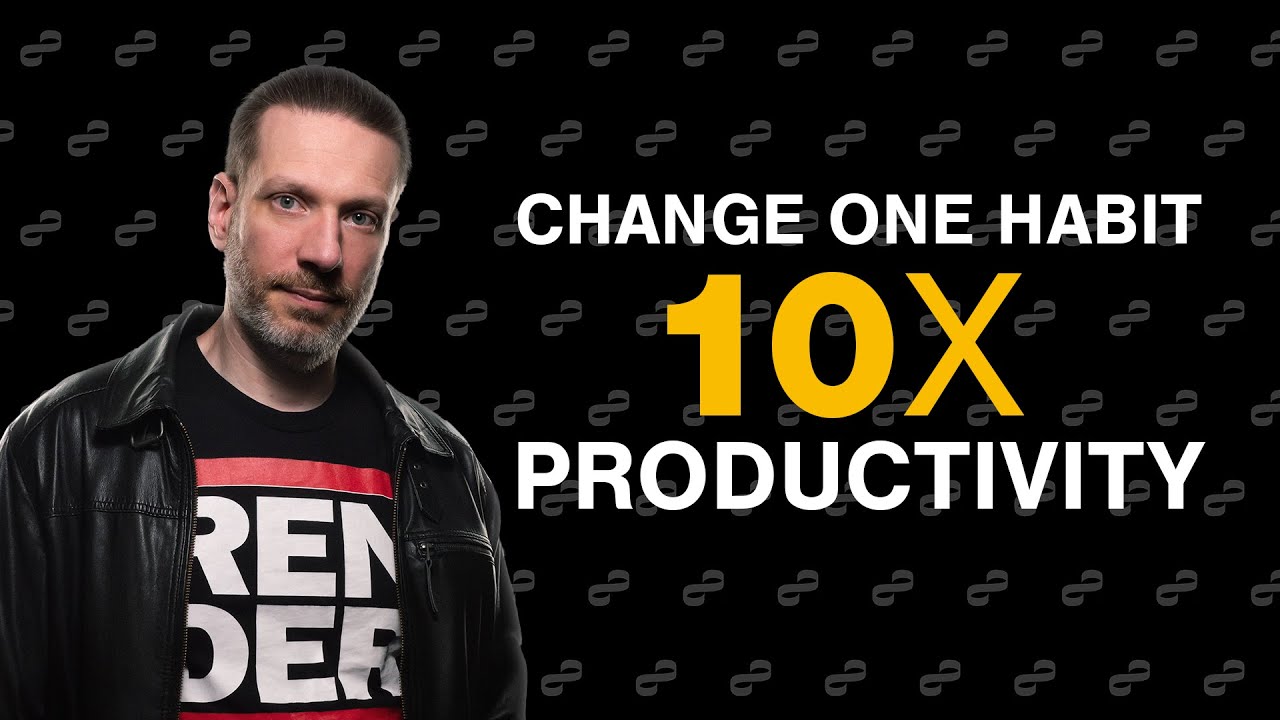 Change this one habit - 10x your productivity as a creative! 🚀 - YouTube