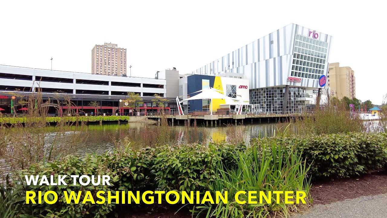 Walk Tour of Rio Washingtonian Center - YouTube