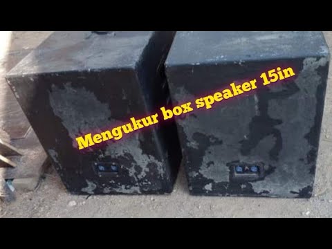 review dimensi box speaker rakitan - YouTube