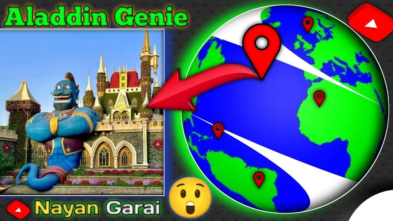 I Found Giant Aladdin Genie on Google Earth and Google maps 🌎 OMG! #googleearth #earth #map # ...