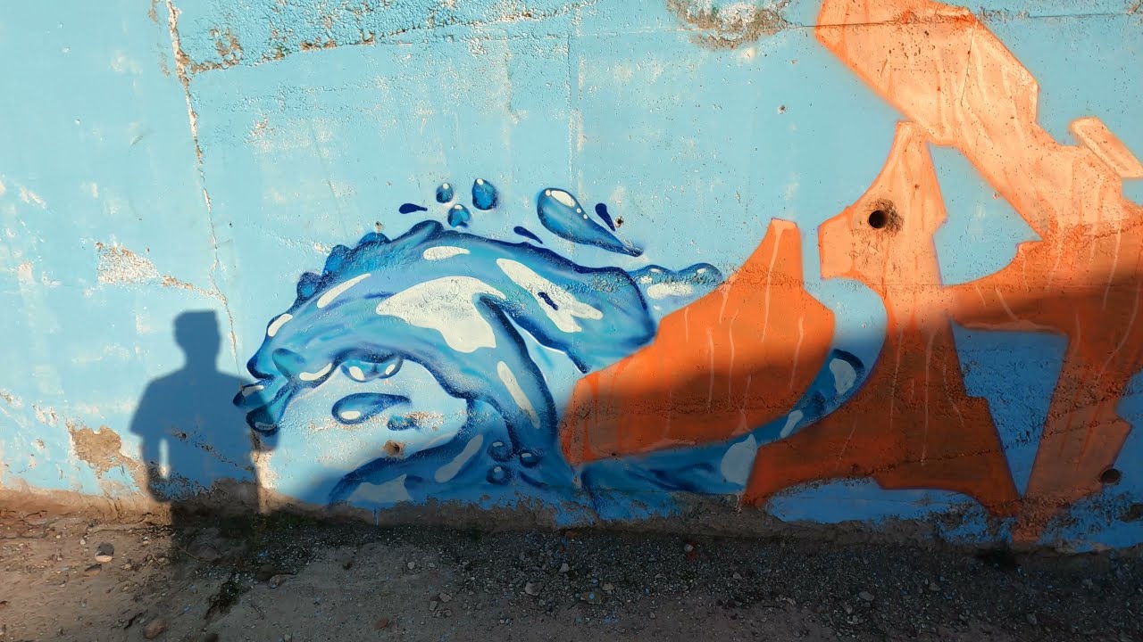 SEMİ WİLDSTYLE GRAFFİTİ WATER EFFECT - YouTube