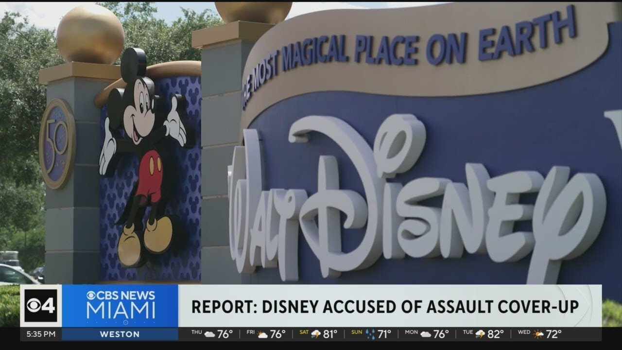 Disney accused of assault cover-up, according to report - YouTube