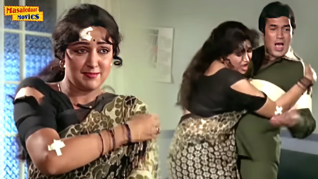 हेमा मालिनी ने किया राजेश खन्ना की बेइज़्ज़ती | Hema Malini Revenge Scene | Bandish Movie Scene ...
