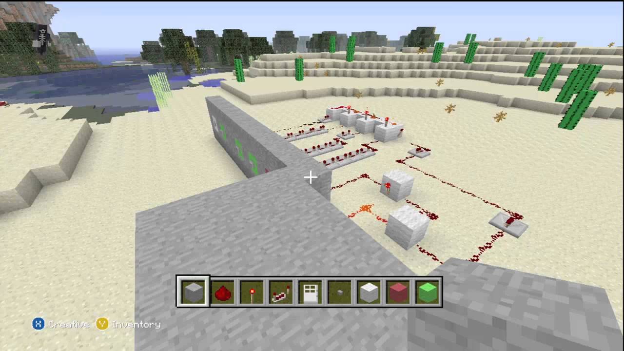 Minecraft Xbox Edition:Order&Time Sensitive Combo Lock Tutorial - YouTube