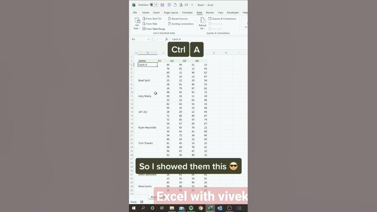 Excel Tricks Excel Exceltips Exceltutorial Dataentry Youtube