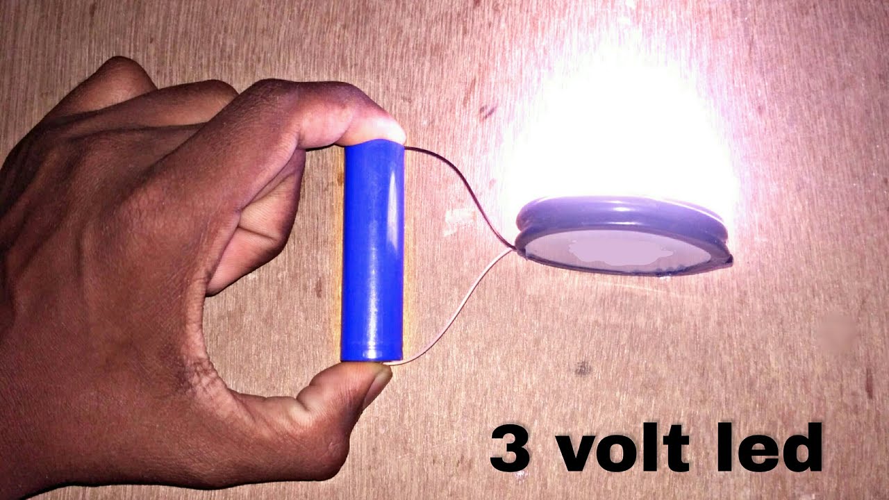 3 Volt LED Bulb || 100% working - YouTube