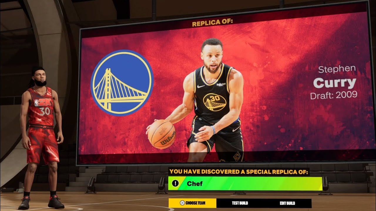 HOW TO MAKE THE REPLICA STEPH CURRY BUILD "CHEF" IN NBA 2K23! EASTER ...
