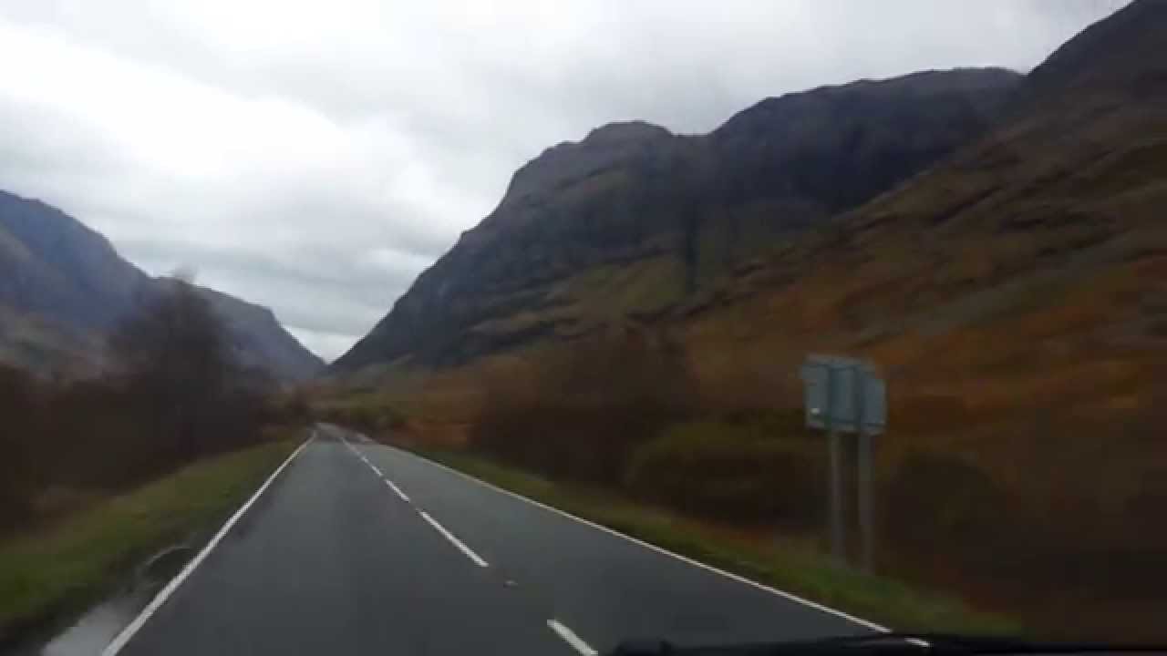 Driving through Glencoe - YouTube