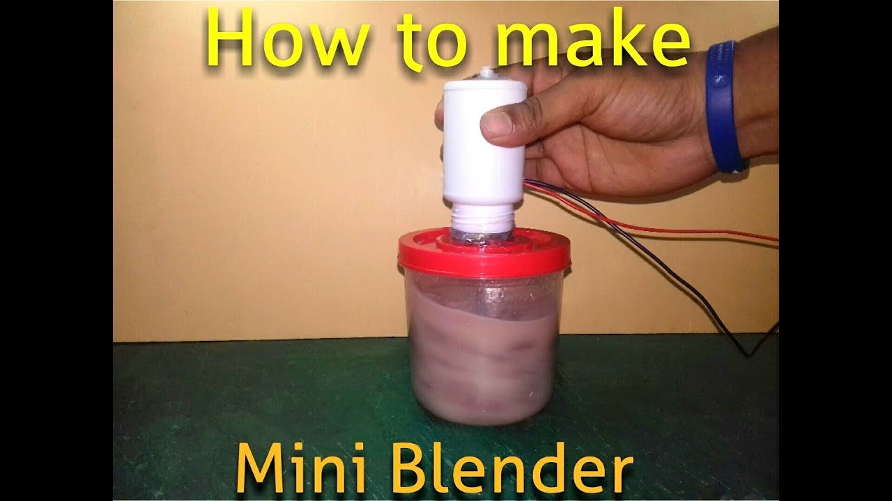 How to make a handmade blender at home - YouTube