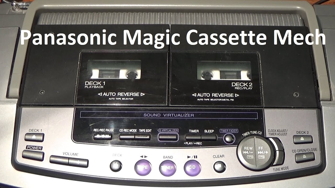 Panasonic Magic Cassette Mechanism - YouTube