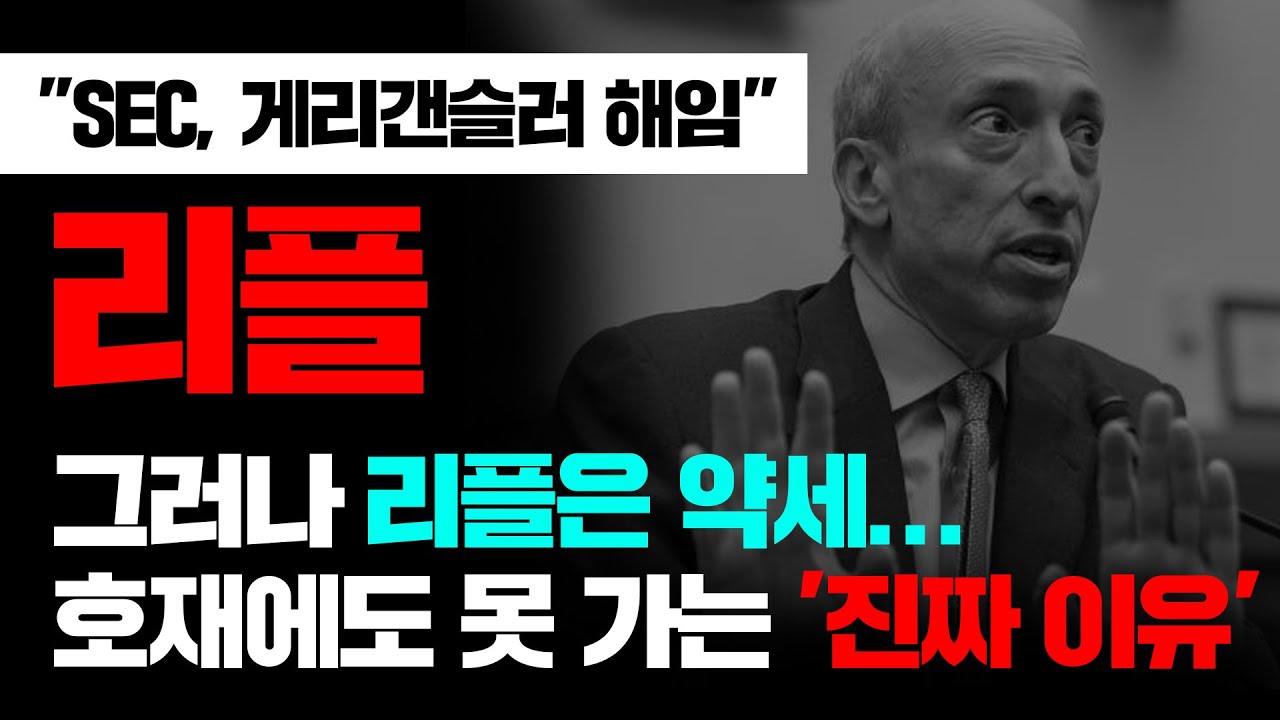 0420 오전 속보sec 게리갠슬러 해임그러나 리플은 약세 호재에도 못 가는 진짜 이유리플코인전망 리플코인호재 리플전망 리플코인 리플 Youtube