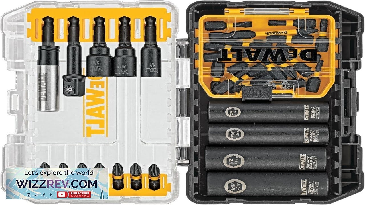 DEWALT Screwdriver Bit Set Impact Ready FlexTorq 35-Piece (DWA2T35IR ...