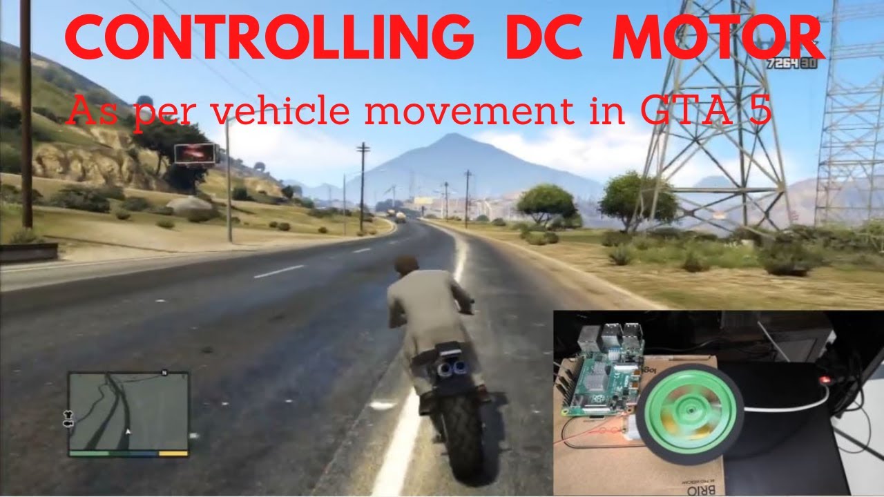GTA 5 Controlling DC Motor in Raspberry PI as per vehicle movement ...