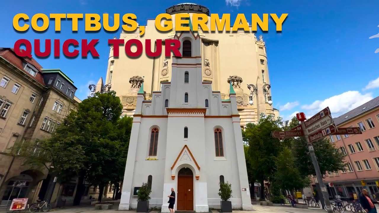 TRAVEL VLOG: COTTBUS (BRANDENBURG) GERMANY QUICK TOUR - YouTube